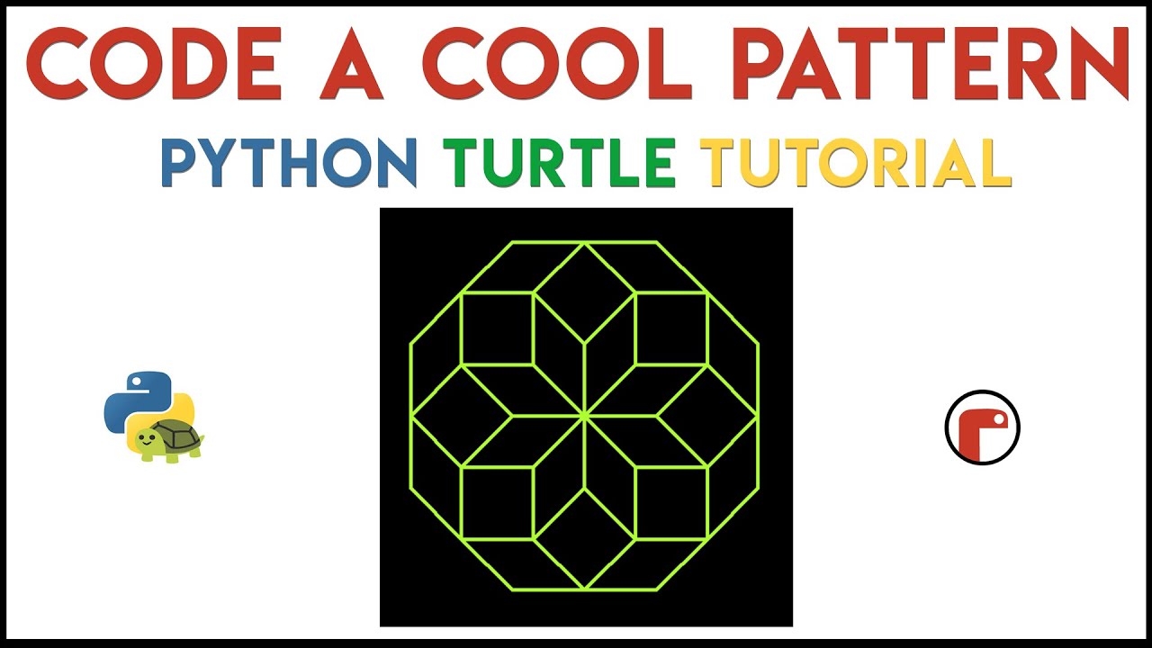 Python Turtle - Code a Cool Pattern Tutorial