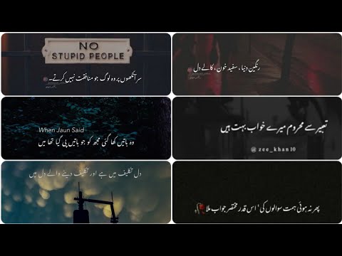 One Line Urdu Poetry for Instagram bio & Whatsapp status|| urdu quotes|| Instagram caption ideas