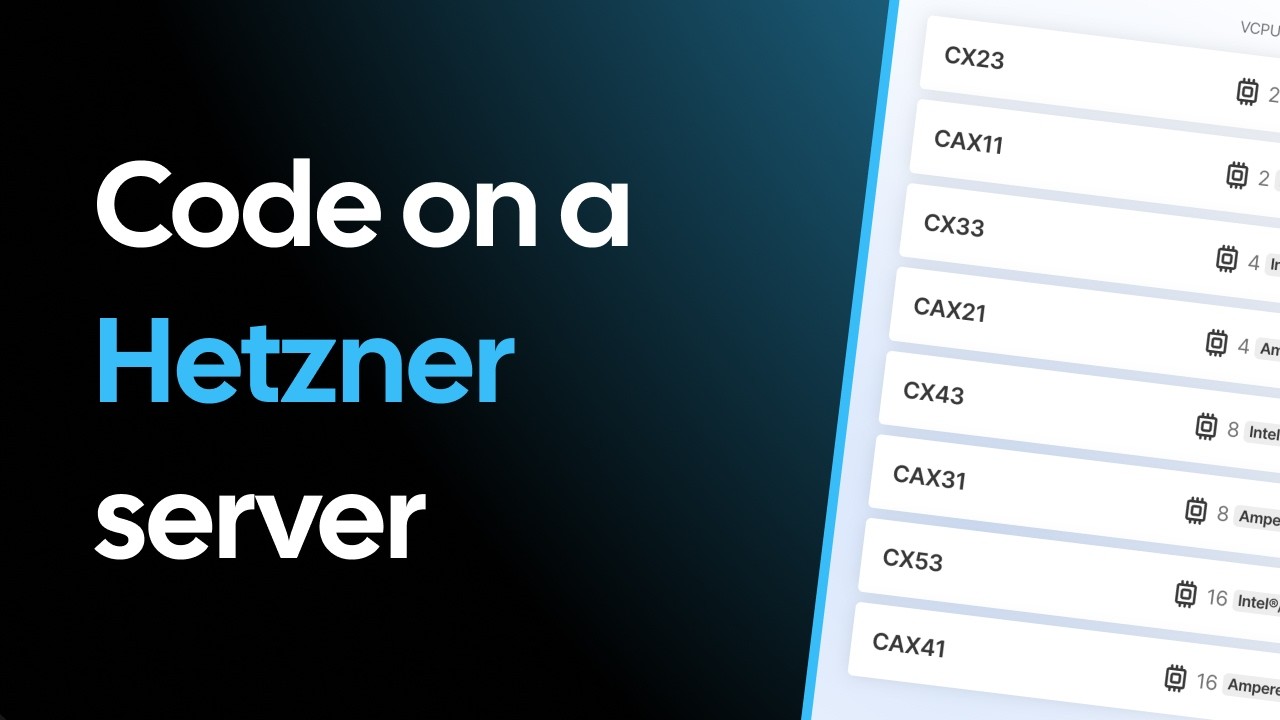 Hetzner Cloud Coding Setup: Your Always-On Remote Dev Server