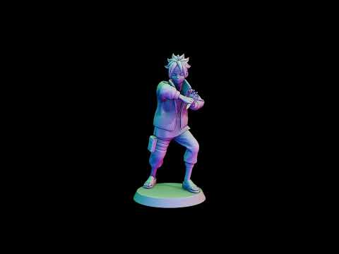 🍥 Boruto 3D Figurine File – Customizable & Ready to Print! 🍥・ STL File ...