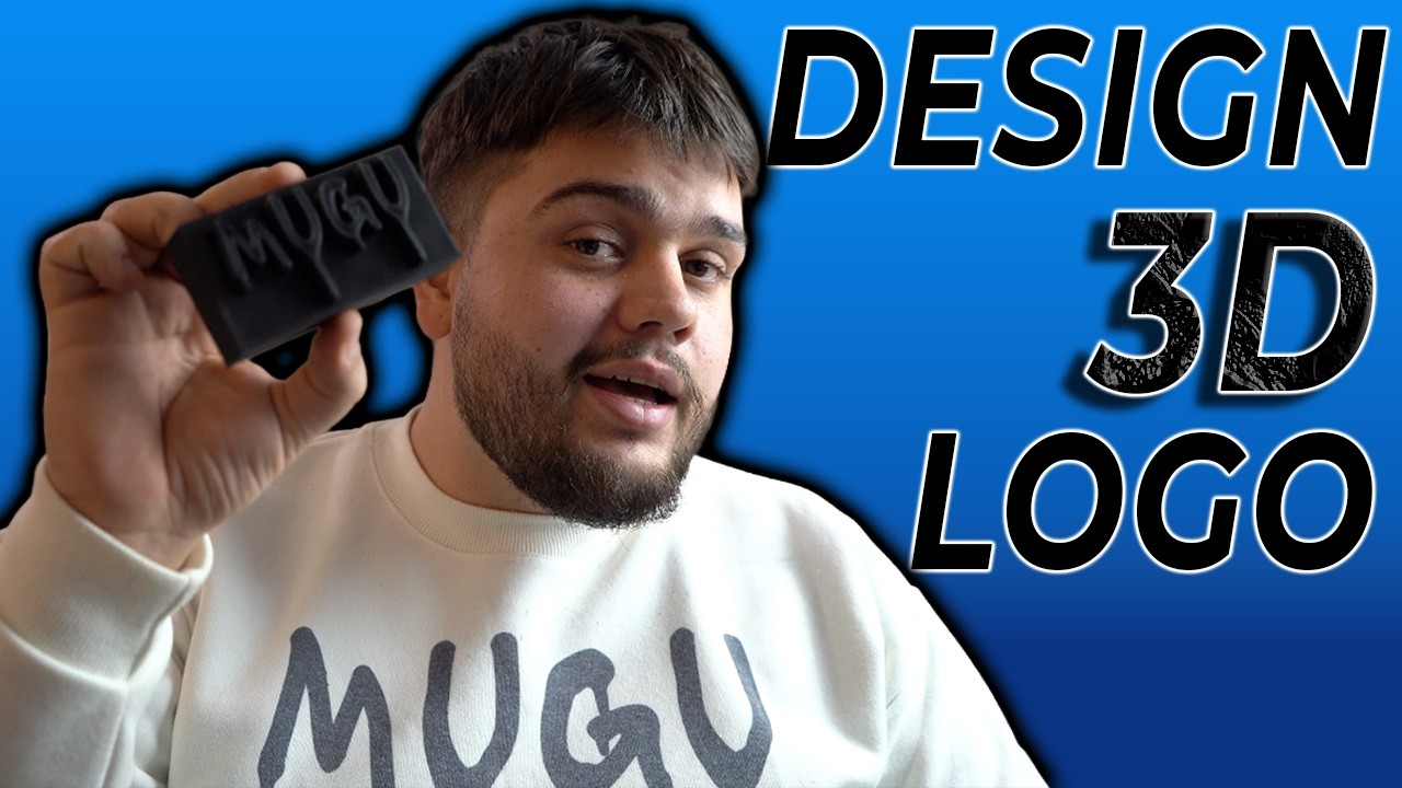 Design & 3D Print Your Own Logo (Step-by-Step Tutorial)