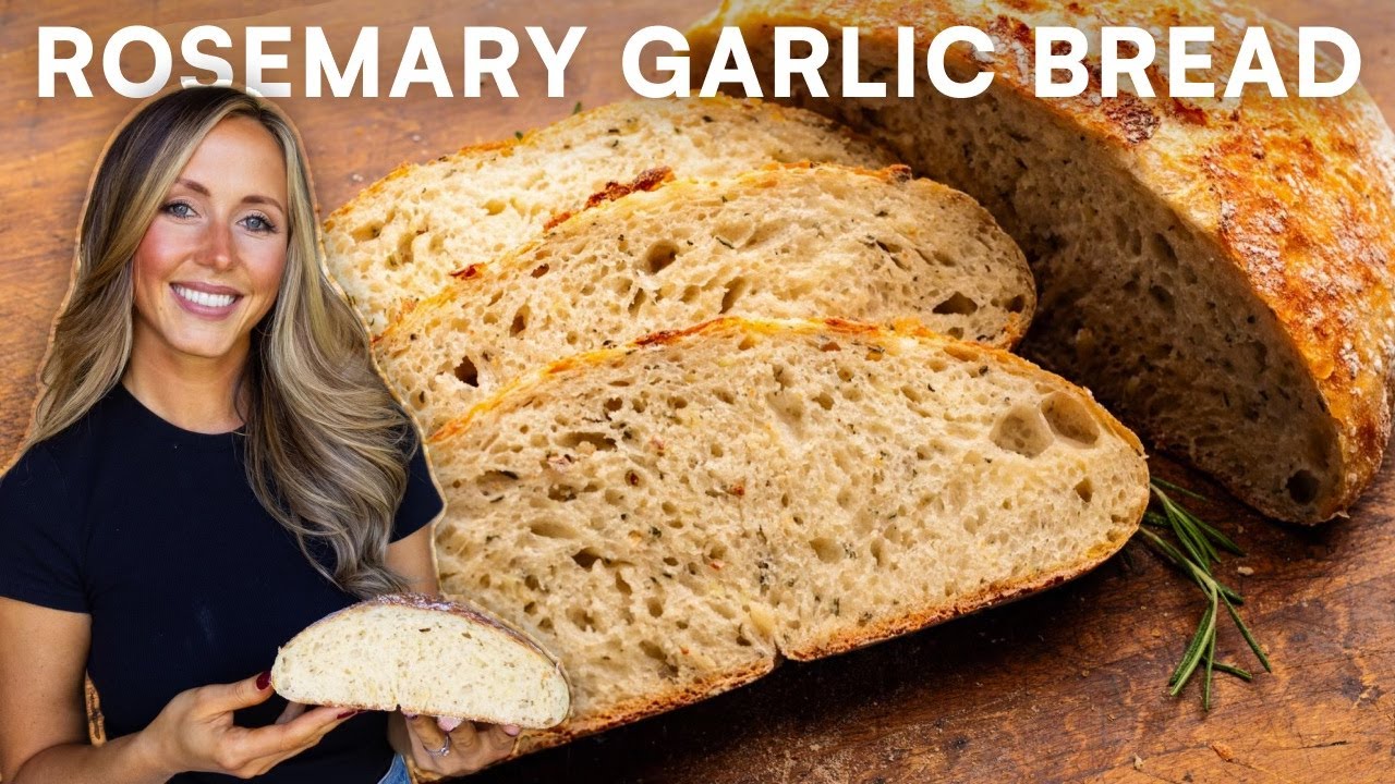 The Easiest Rosemary Garlic Bread
