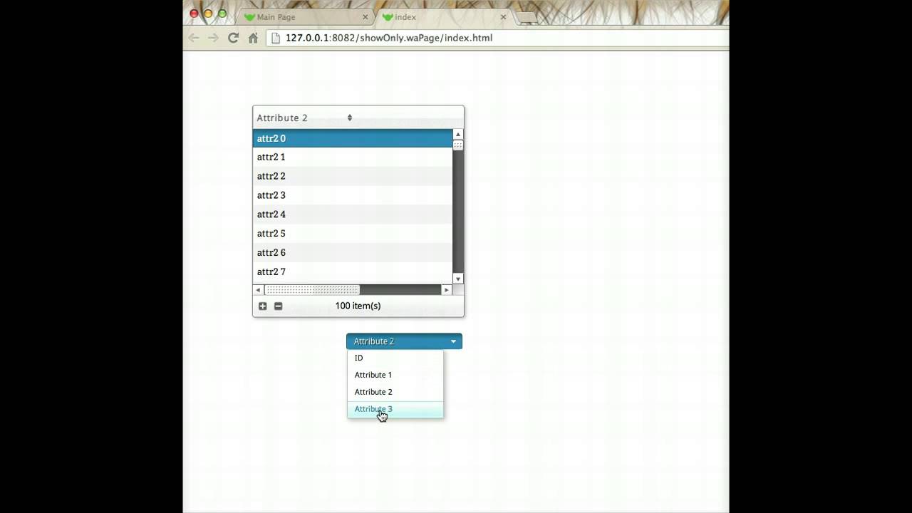 Display/hide columns dynamically