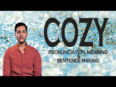Cozy - Meaning & Pronunciation Word World Audio Video Dictionary