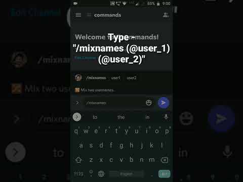 How to mix two names in Discord using koya bot #roduz #discord #koyabot #name #names #mix