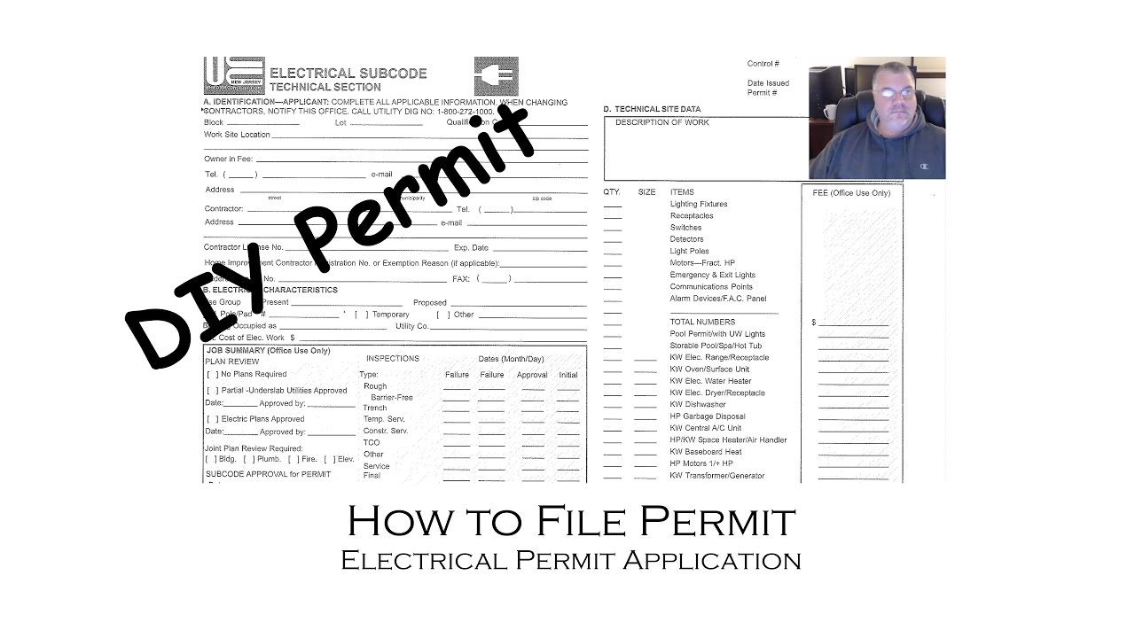 How to Apply and File an Electrical Permit for Do It Yourself DIY Home Improvements