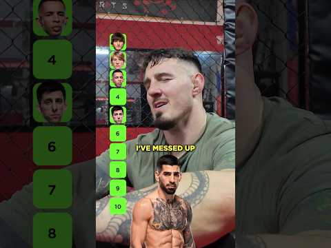 Blind ranking UFC fighters by potential ๐ง๐
#tomaspinall #ufc #ranking #fail