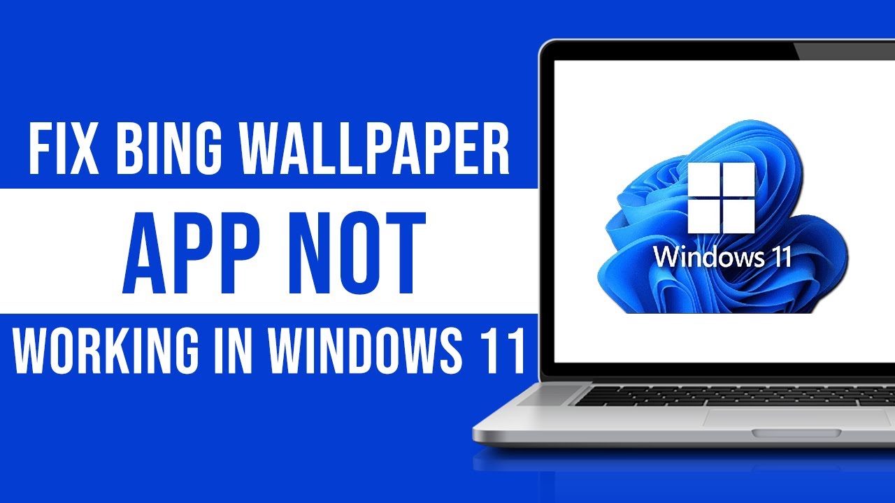 How to Fix Bing Wallpaper App Not Working in Windows 11
