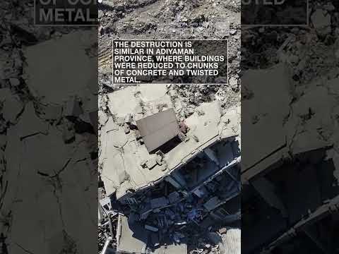 New drone footage of Turkey earthquake aftermath | #newvideo #youtube #subscribe #shorts