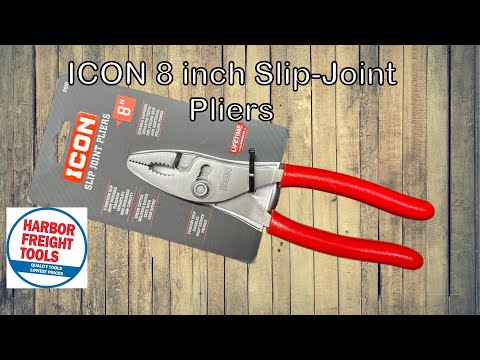ICON 8 inch 3-Position Slip-Joint Pliers