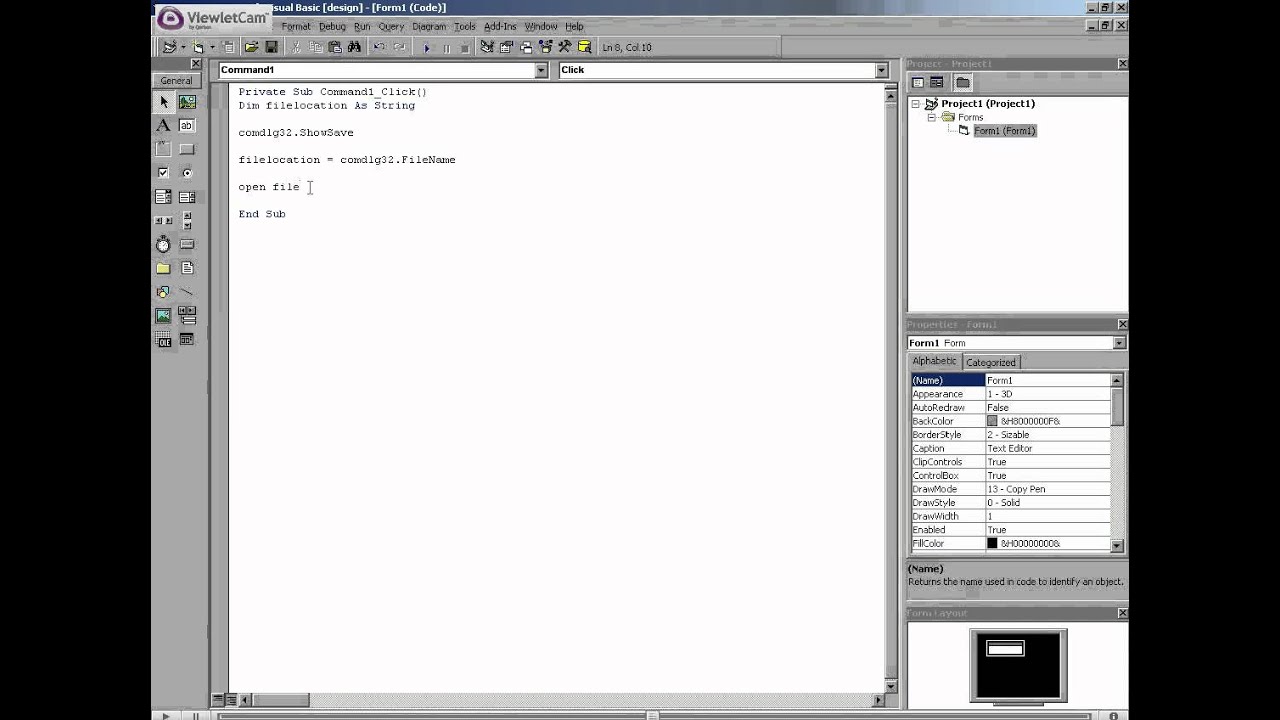 Visual Basic (VB) Tutorial - 6.2 - File Output [TutorialGenius.com]