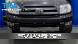 2003-2013 Toyota 4Runner Bumper Reinforcement: Fitment, Part Numbers ...