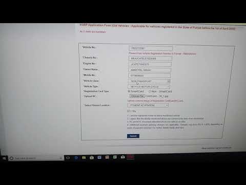 How to apply hsrp online punjab