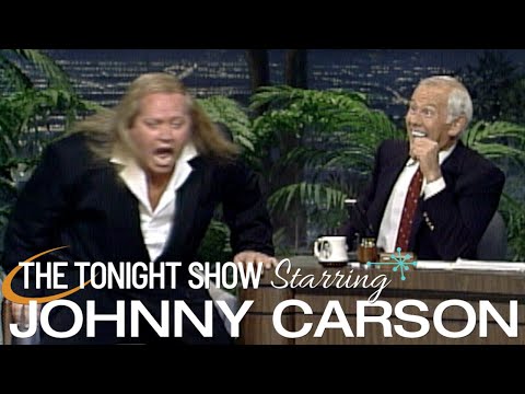 Sam Kinison Sings "Are You Lonesome Tonight" And Sits Down With Johnny | Carson Tonight Show