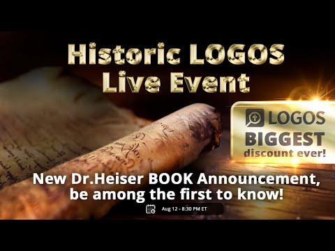 SPECIAL DISCOUNT EXTENDED 🚨 NEW Book by Dr. Heiser and Biggest LOGOS Discount EVER! 🔥