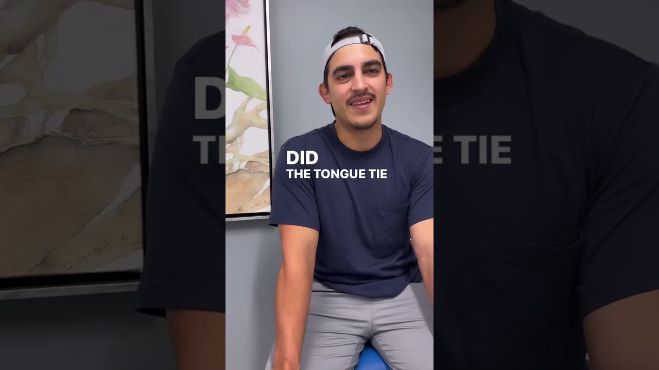 Positive results after a tongue tie release #shorts #tongue