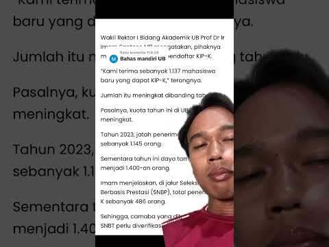 KIP KULIAH JALUR MANDIRI UB