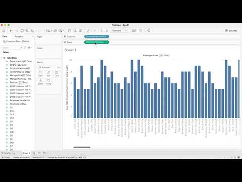 Changing the Aggregation of a Measure Field: Tableau Basics