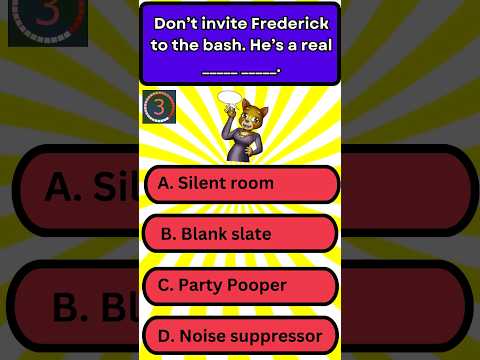 Donโt invite Frederick to the bash. Heโs a real _____ _____.๐๐ - Slang Thang Trivia