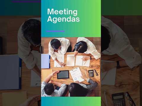 Meeting Agenda for strategic management #education #leadership #school #meeting #management