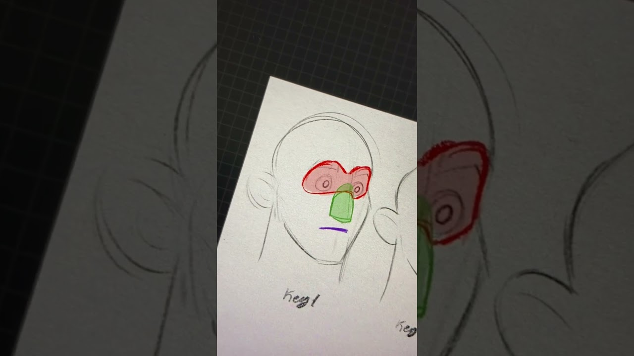 How to draw facial expressions