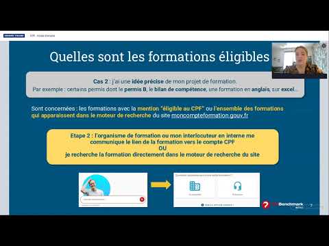 Webinaire CPF : mode d'emploi | CCM Benchmark Institut