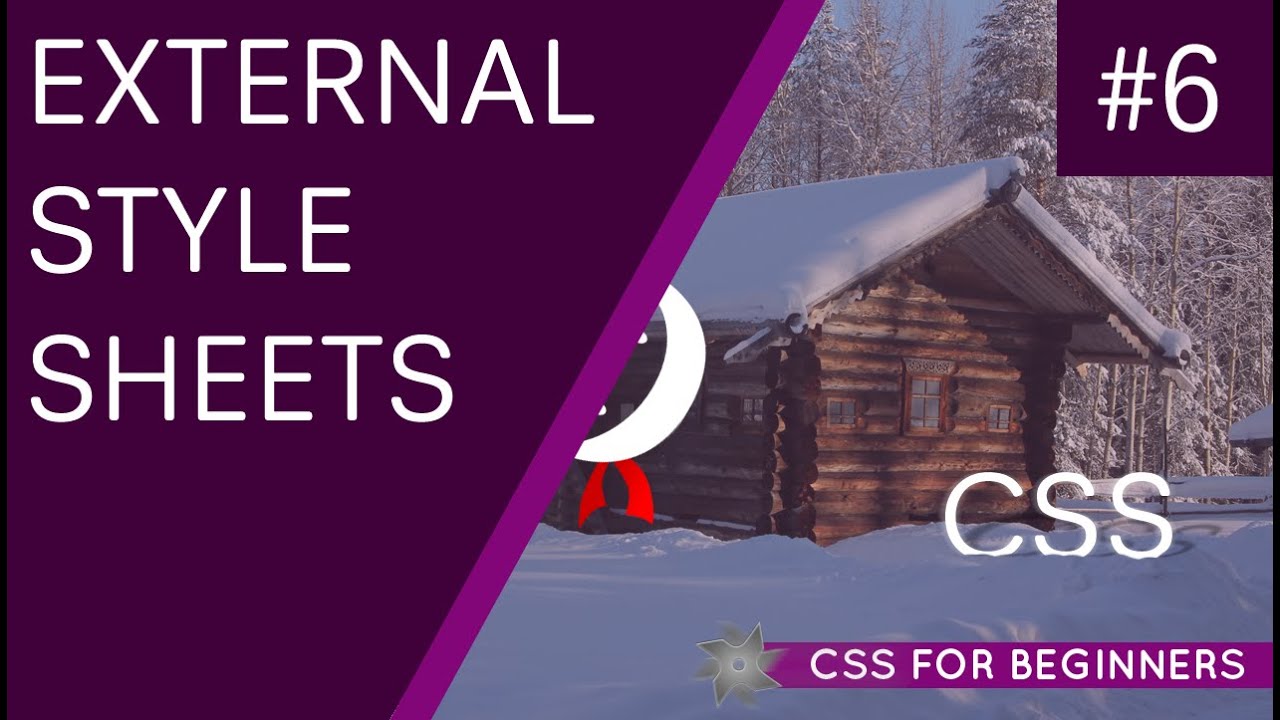 CSS Tutorial For Beginners 06 - External Style Sheets