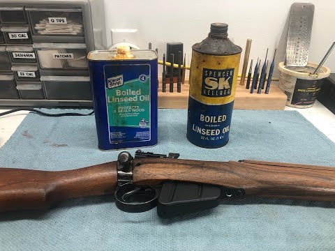 Boiled Linseed Oil on your surplus rifle stock.