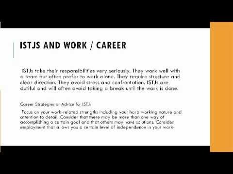 ISTJ Personality Types and Careers