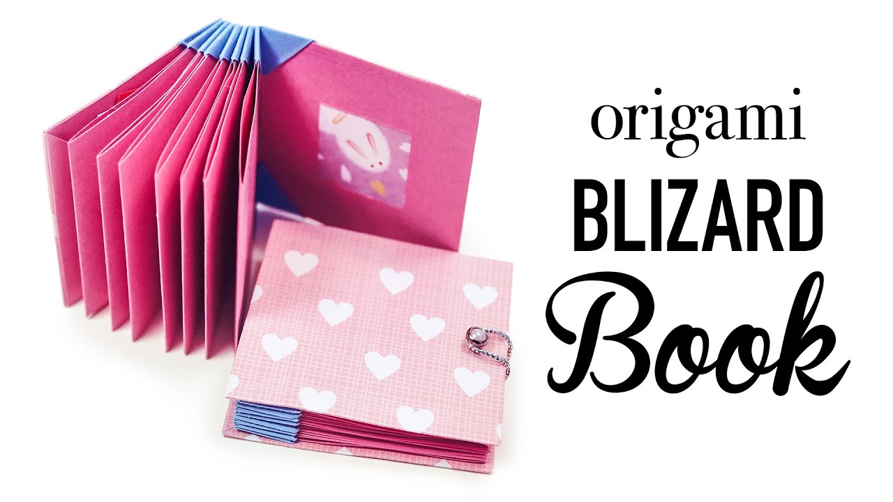 Origami Book - Blizzard Style Tutorial - DIY - Paper Kawaii