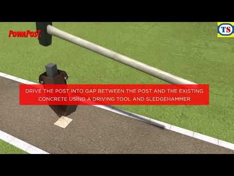 Drive-in Repair Spike 75 x 75 x 300mm | Toolstation