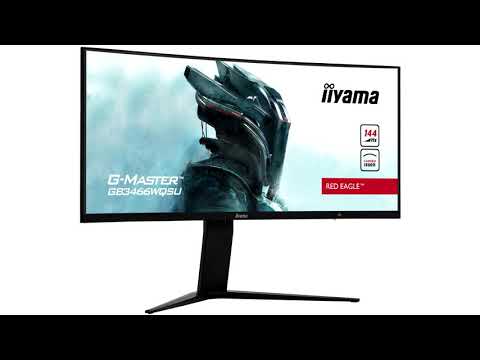 iiyama Announces GB3466WQSU Red Eagle Monitor 34, 3440x1440, 144Hz, HDR400, 1500R