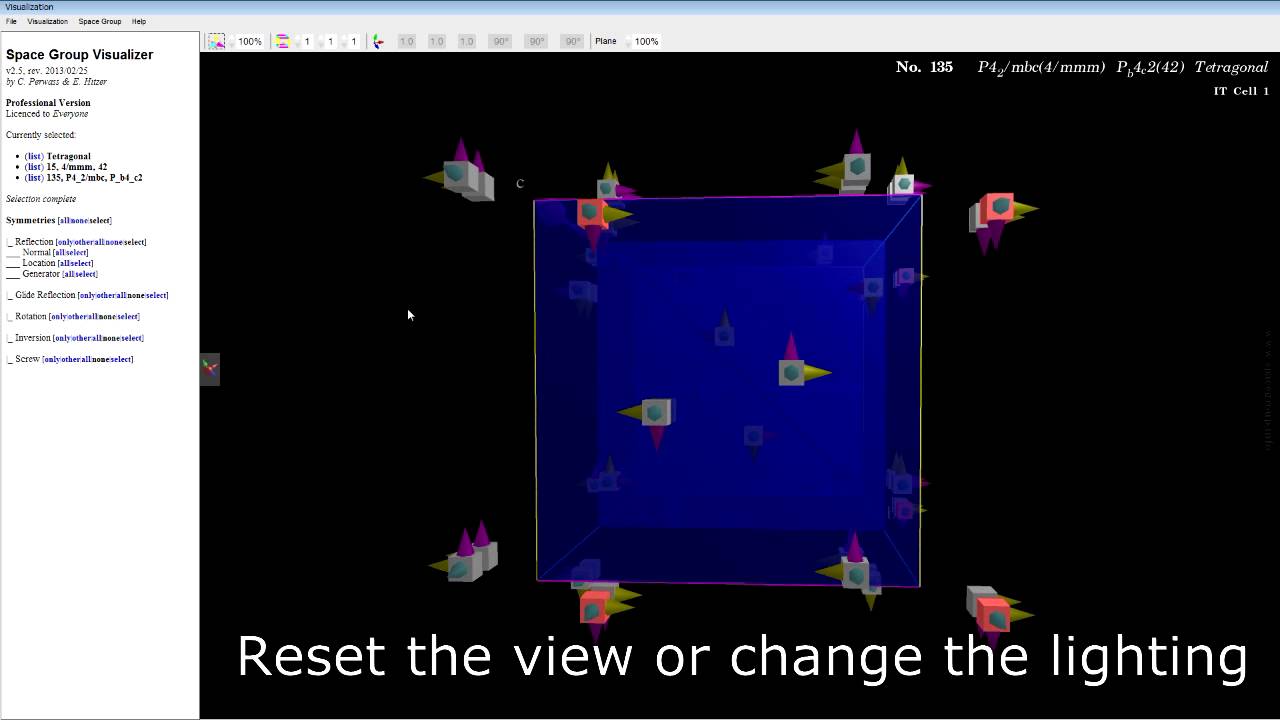 Space Group Visualizer: Introduction