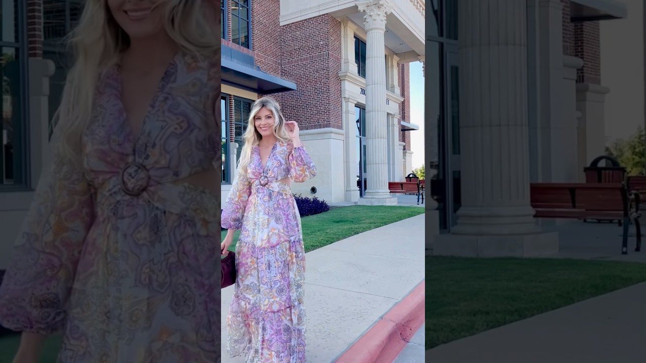 A dress that makes you stop your scroll 😍 Our Presley Paisley Maxi is what dreams are made of. 💜