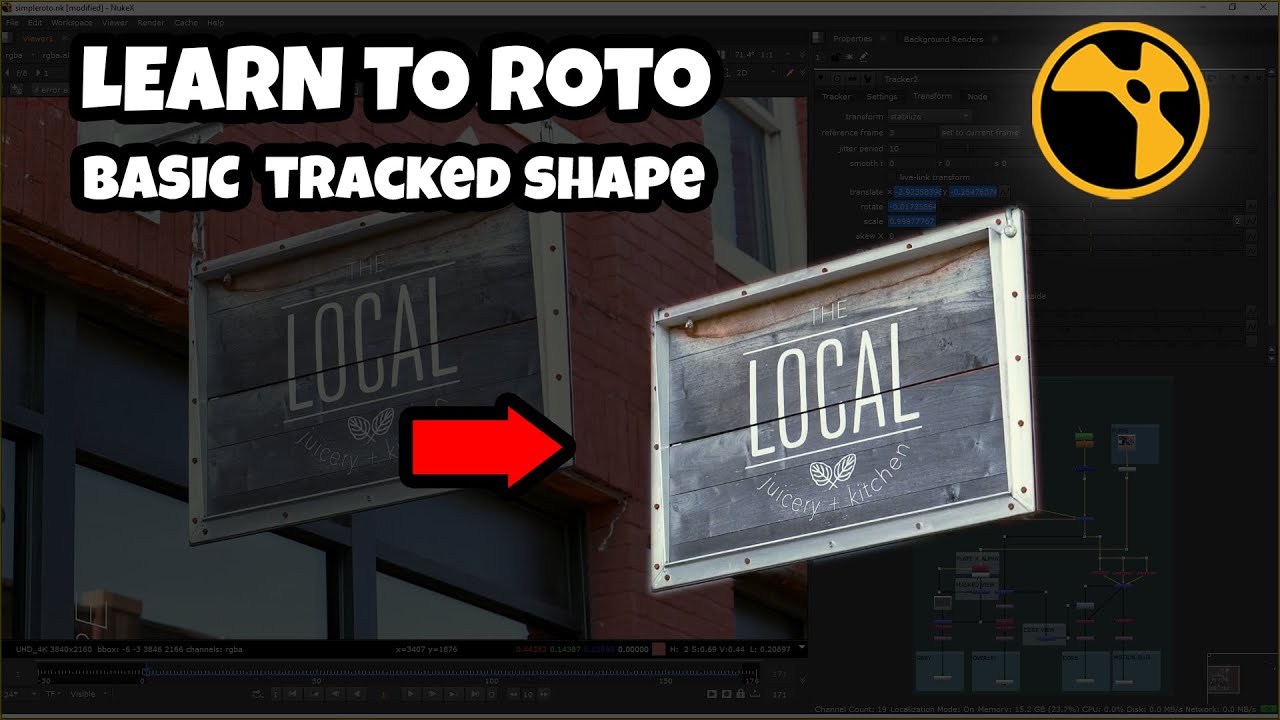 Nuke Tutorial : How to rotoscope the right way