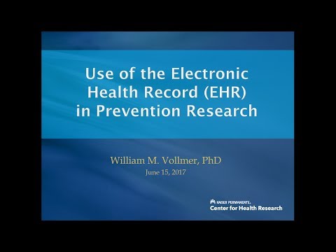Use of the Electronic Medical Record in Prevention Research (MtG)
