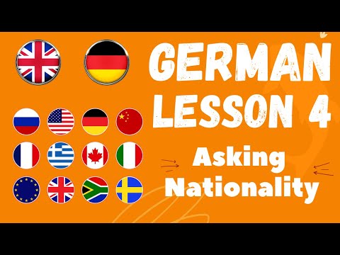 Learn German Lesson 4 - Where do you come from? (Woher Kommen Sie?)