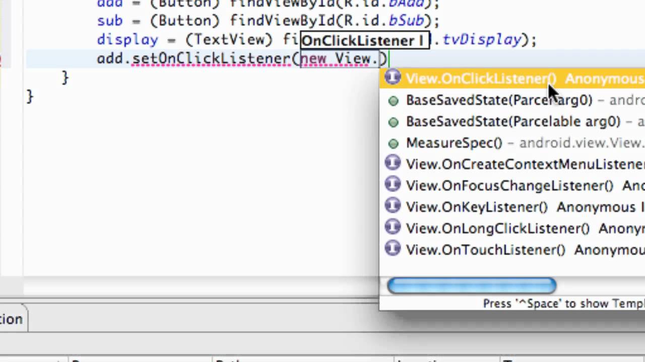 Android Application Development Tutorial - 9 - Set up a Button with OnClickListener