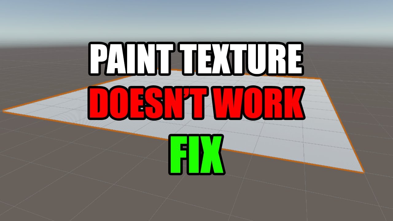 [ENG] Terrain paint texture doesn't work Unity3d | Basic Tutorials