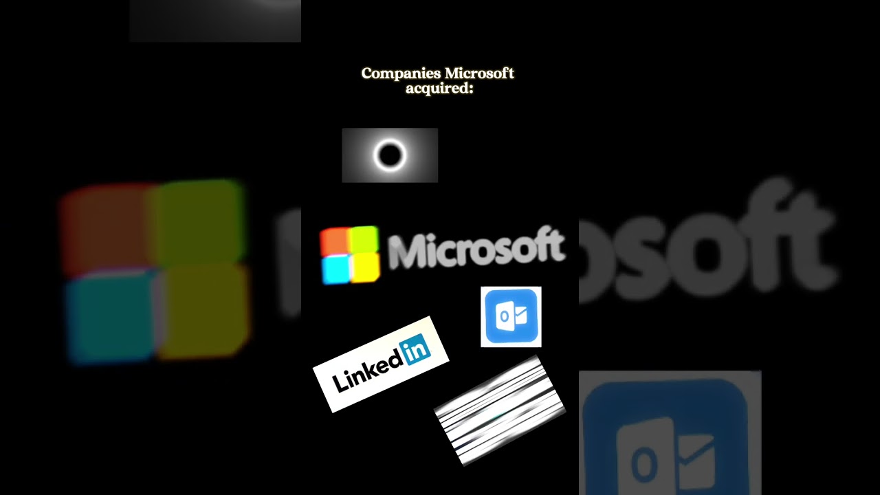 Check all Microsoft acquisitions 😲 #microsoft #skype #github #bing #linkedin