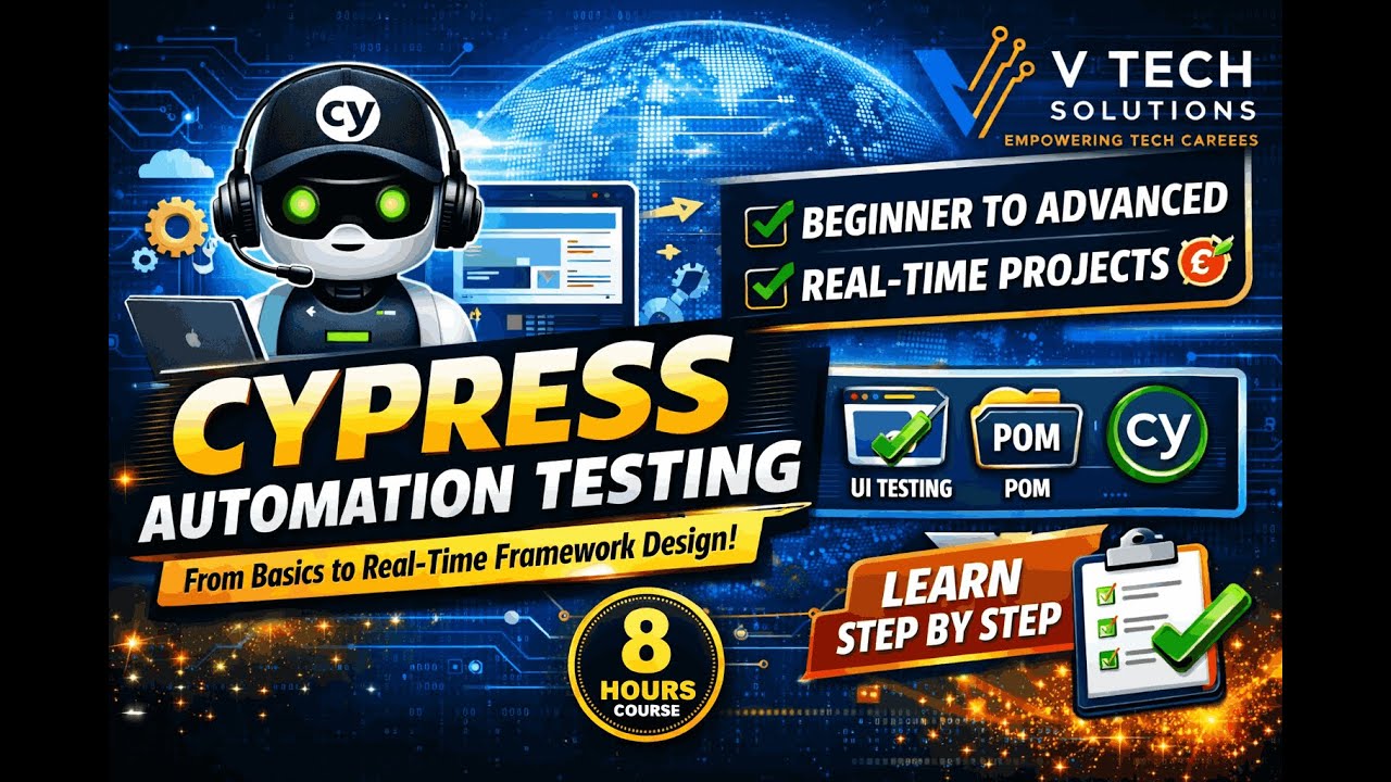 Cypress Automation Testing – From Basics to Real Time Framework Design