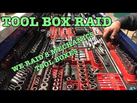 What tools are in a Mechanics Top Drawer, tool box RAID