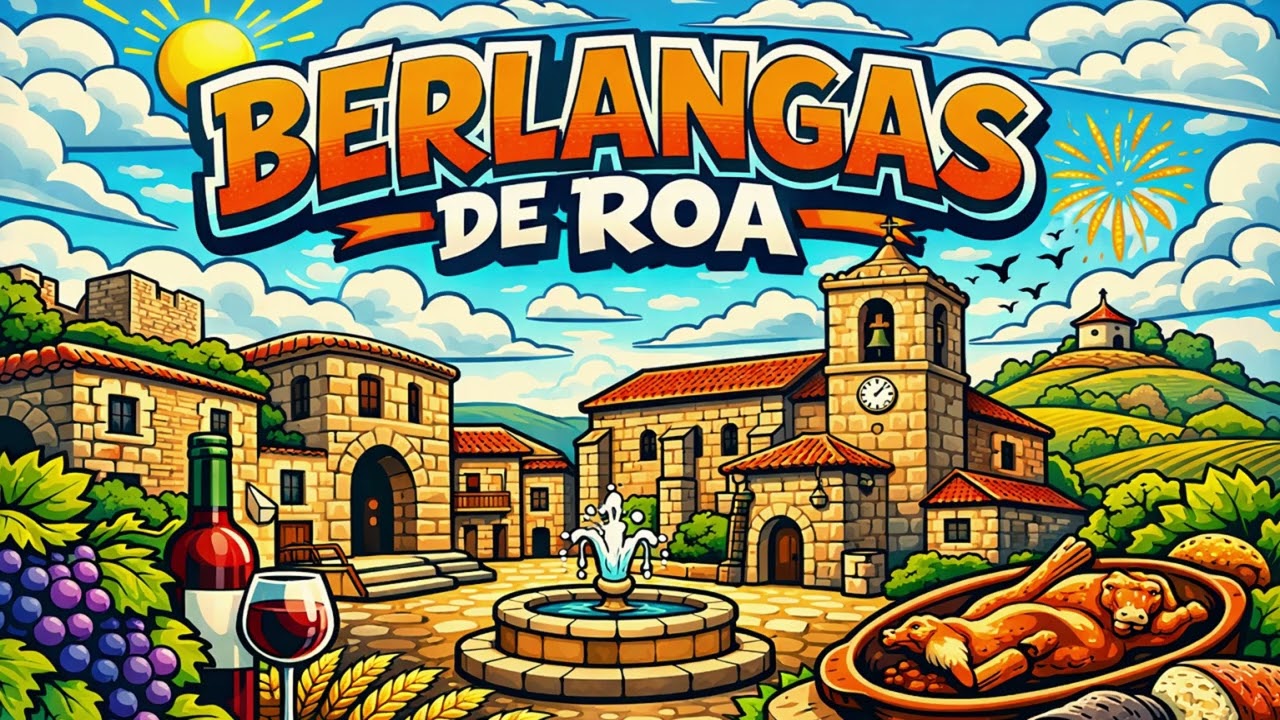 BERLANGAS DE ROA | Canción Flamenco Rap al Pueblo | Tradición, Gastronomía y Raíces de Burgos