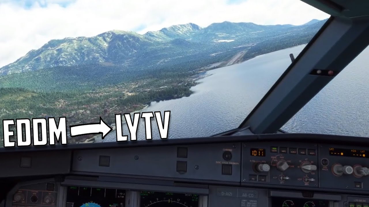 ✈️ EDDM ➔ LYTV ✈️ Pre-Release Tivat by Orbx! 🌊🐚🌞