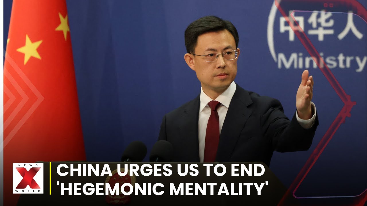 China Urges US to End 'Hegemonic Mentality' and Stop Supporting Taiwan | NewsX World