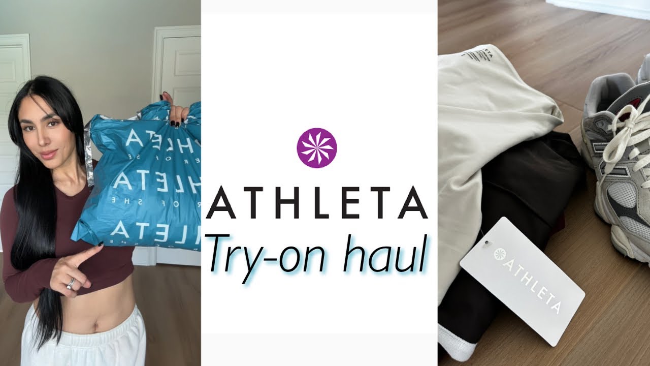 Athlete try-on haul | new sportswear 2026 | here's whats's new at Atletha 2026 #tryonhaul #athleta