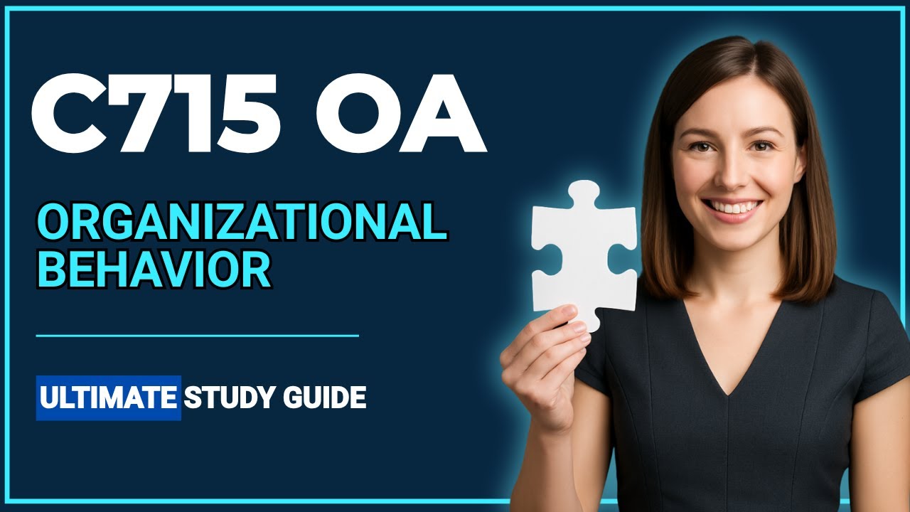 Ultimate WGU C715 OA Crash Course – Pass in Days!