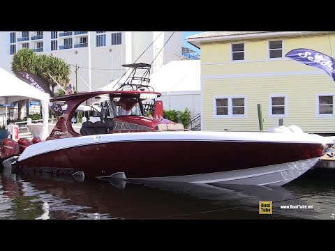 2021 Mystic M3800 Power Boat full Walkaround Tour - 2020 Fort Lauderdale Boat Show