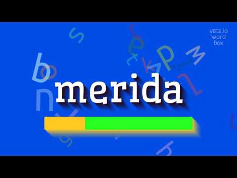 How to say "merida"! (High Quality Voices)