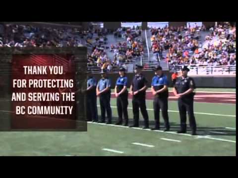 Thank a Police Officer Recognition at Alumni Stadium